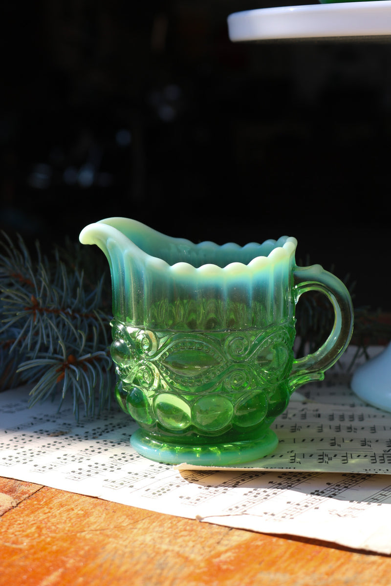 Eye Winker Creamer by Mosser Glass – Kinder Surprises Antiques